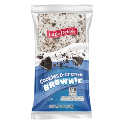 Little Debbie Cookies & Creme Brownie 4oz - Order Online for Delivery ...