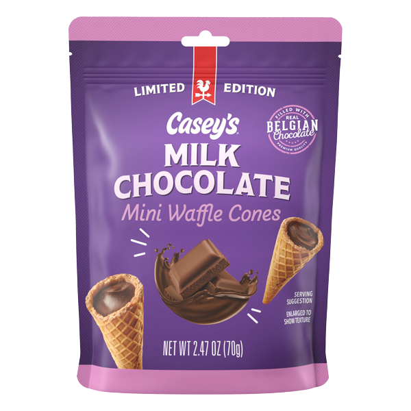 Casey's Milk Chocolate Waffle Cones 2.47oz - Order Online for Delivery ...