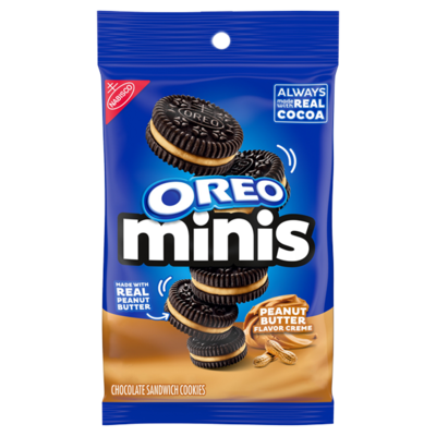 Oreo Mini Peanut Butter Chocolate Sandwich Cookies 3oz - Order Online ...