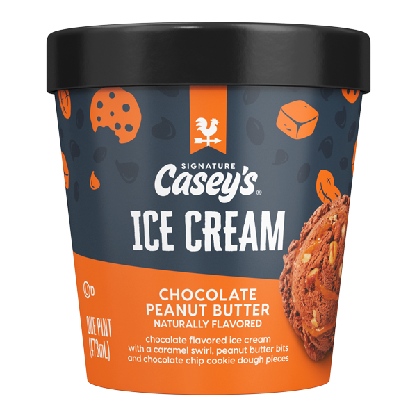 Casey's Chocolate Peanut Butter Ice Cream 16oz - Order Online for ...